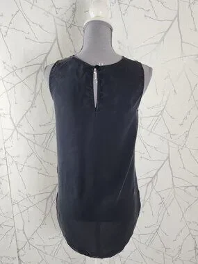 MICHAEL Michael Kors | Tops | Michael Michael Kors Navy 0 Silk Keyhole ...